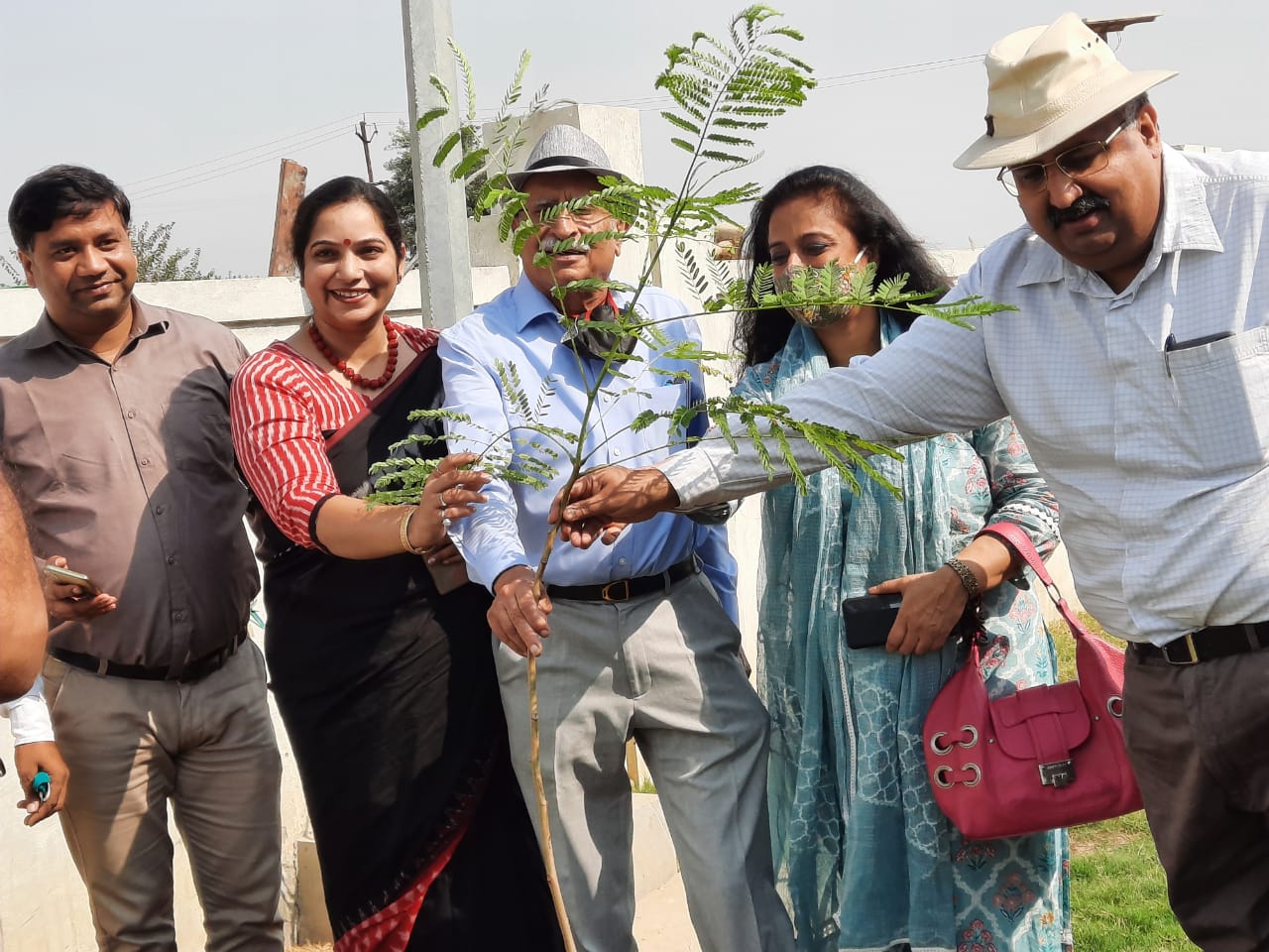 Tree Plantation Drive at Gyan Anant Vidyalaya - Pradip Burman