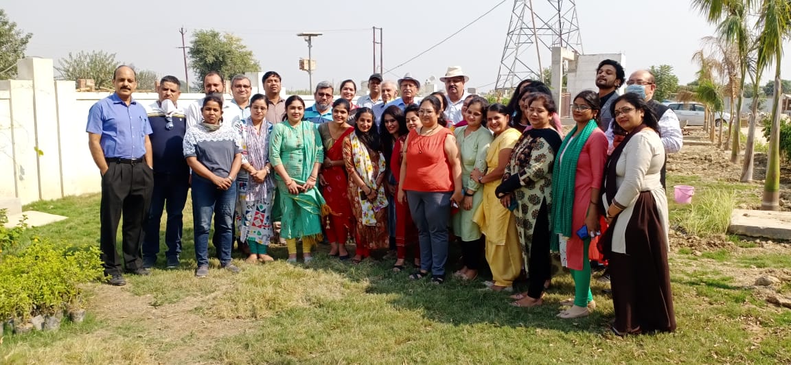 Tree Plantation Drive at Gyan Anant Vidyalaya - Pradip Burman