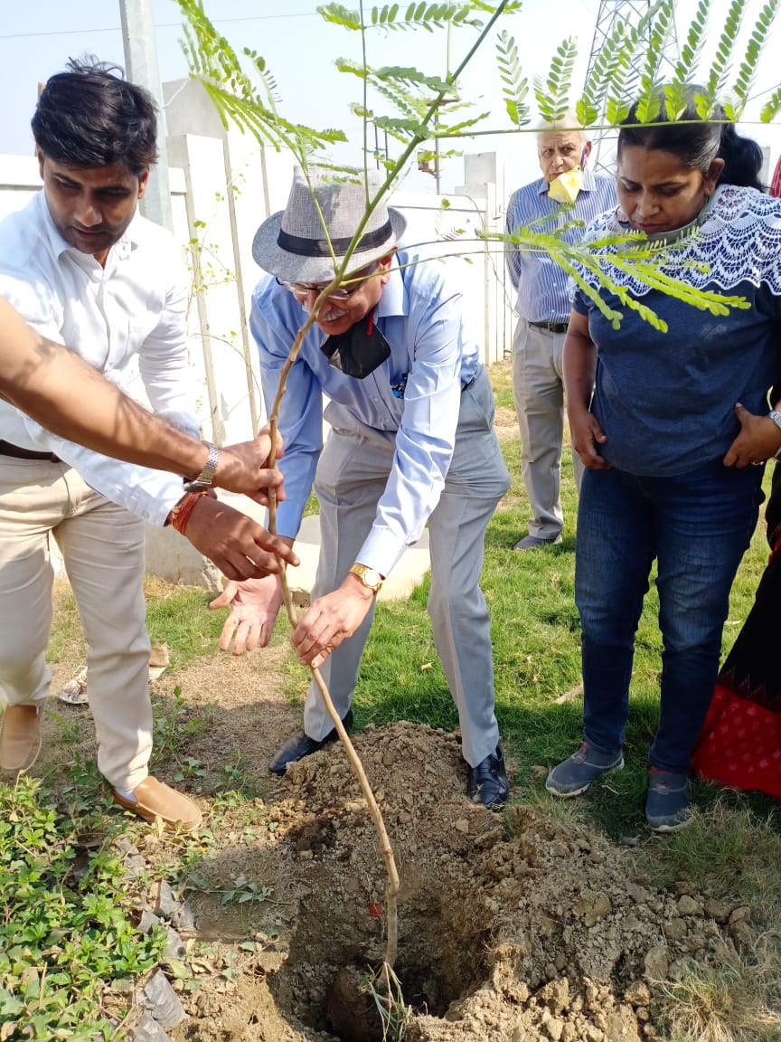 Tree Plantation Drive at Gyan Anant Vidyalaya - Pradip Burman