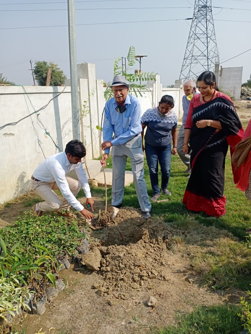 Tree Plantation Drive at Gyan Anant Vidyalaya - Pradip Burman
